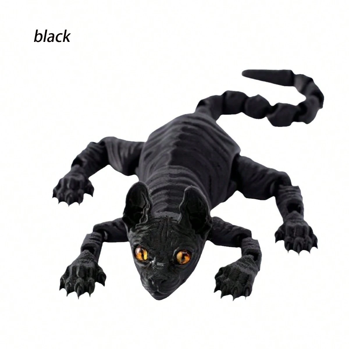 1pc-3D Printed Hairless Cat Toy/New - Realistic Hairless Cat Model ...