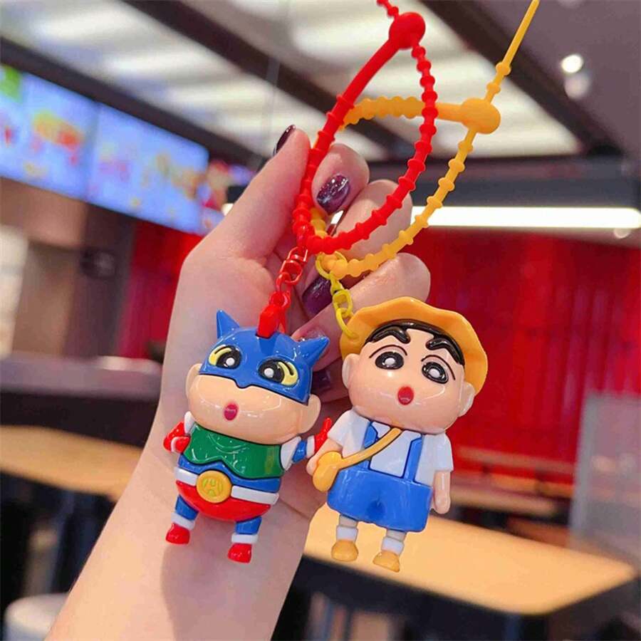 CRAYON SHINCHAN 1pc Crayon Shin Chan Cartoon Keychain Cute Couple Bag ...