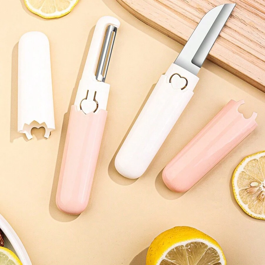 2-In-1 Scraper Peeler, Kitchen Specific Melon Peeler, Fruit And Potato ...