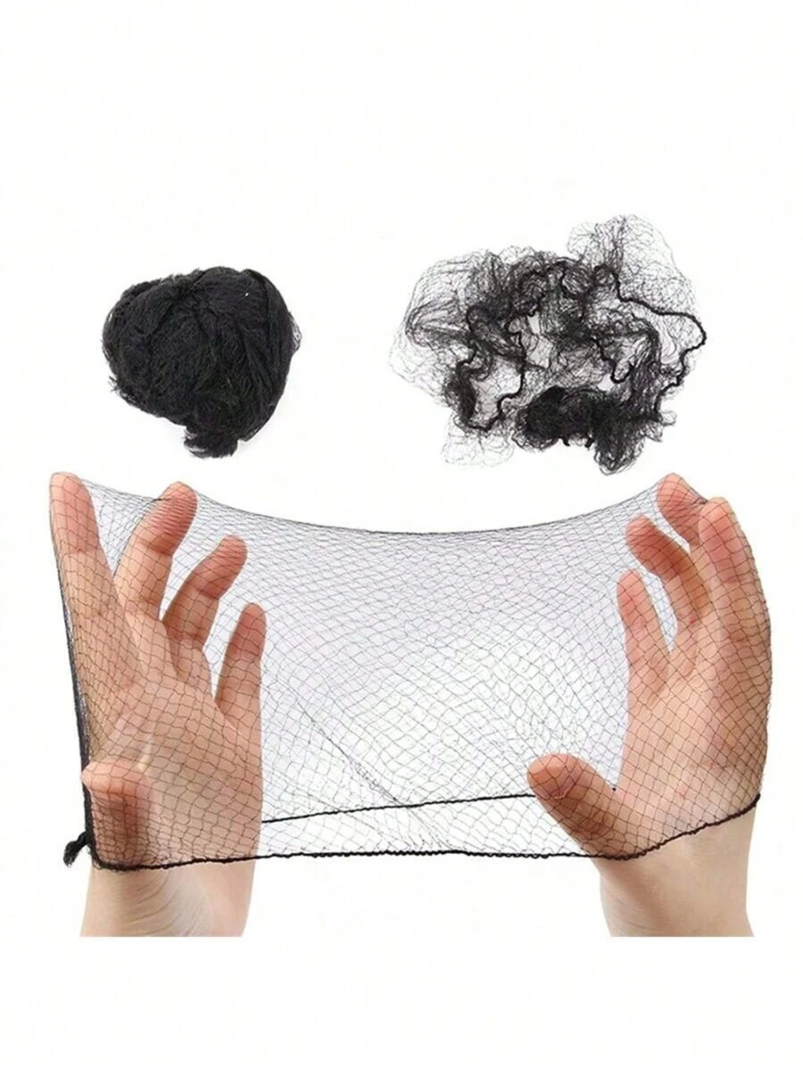 20pcs/Lot 5mm Nylon Hair Nets Invisible Disposable Hair Net Ballet ...
