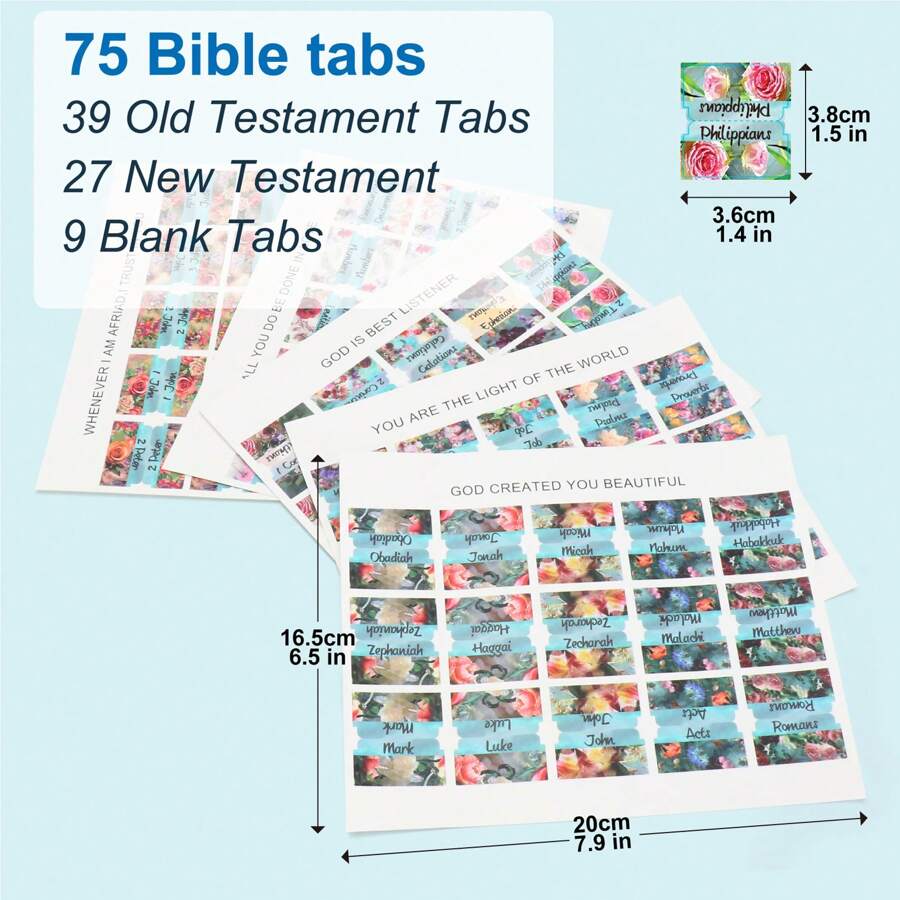 Bible Tabs, 75 Tabs, Laminated Bible Tabs For Women And Men, Bible Tabs ... Bible Tabs, 75 Tabs, Laminated Bible Tabs For Women And Men, Bible Tabs ...