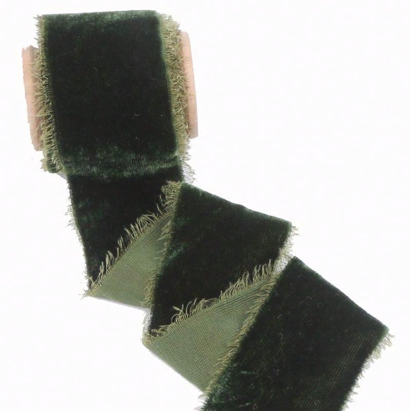 Velvet Ribbon For Gift Wrapping, Handmade Fringe Ribbons For Christmas ...