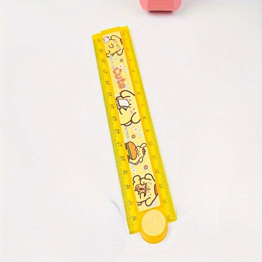 Sanrio Cartoon Themed Sanrio Folding Ruler: 12-Inch Plastic Ruler With ...