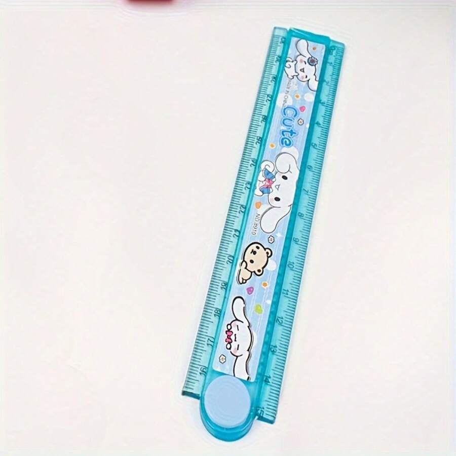 Sanrio Cartoon Themed Sanrio Folding Ruler: 12-Inch Plastic Ruler With ...