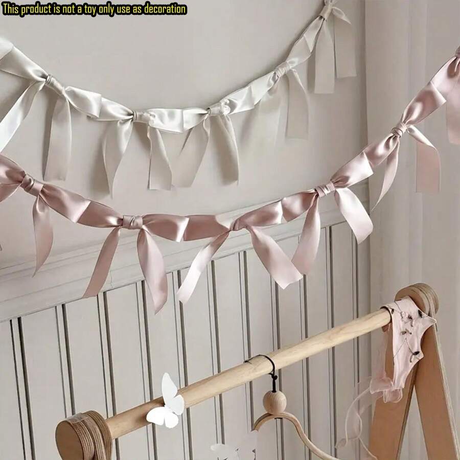 2pcs Handmade Bow Ribbon Streamer Decorations, Popular Party ...