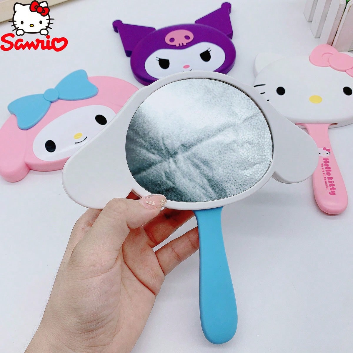 Sanrio 1pcanrio Mirror Comb New Makeup Mirror Cute Girl Student Cartoon ...