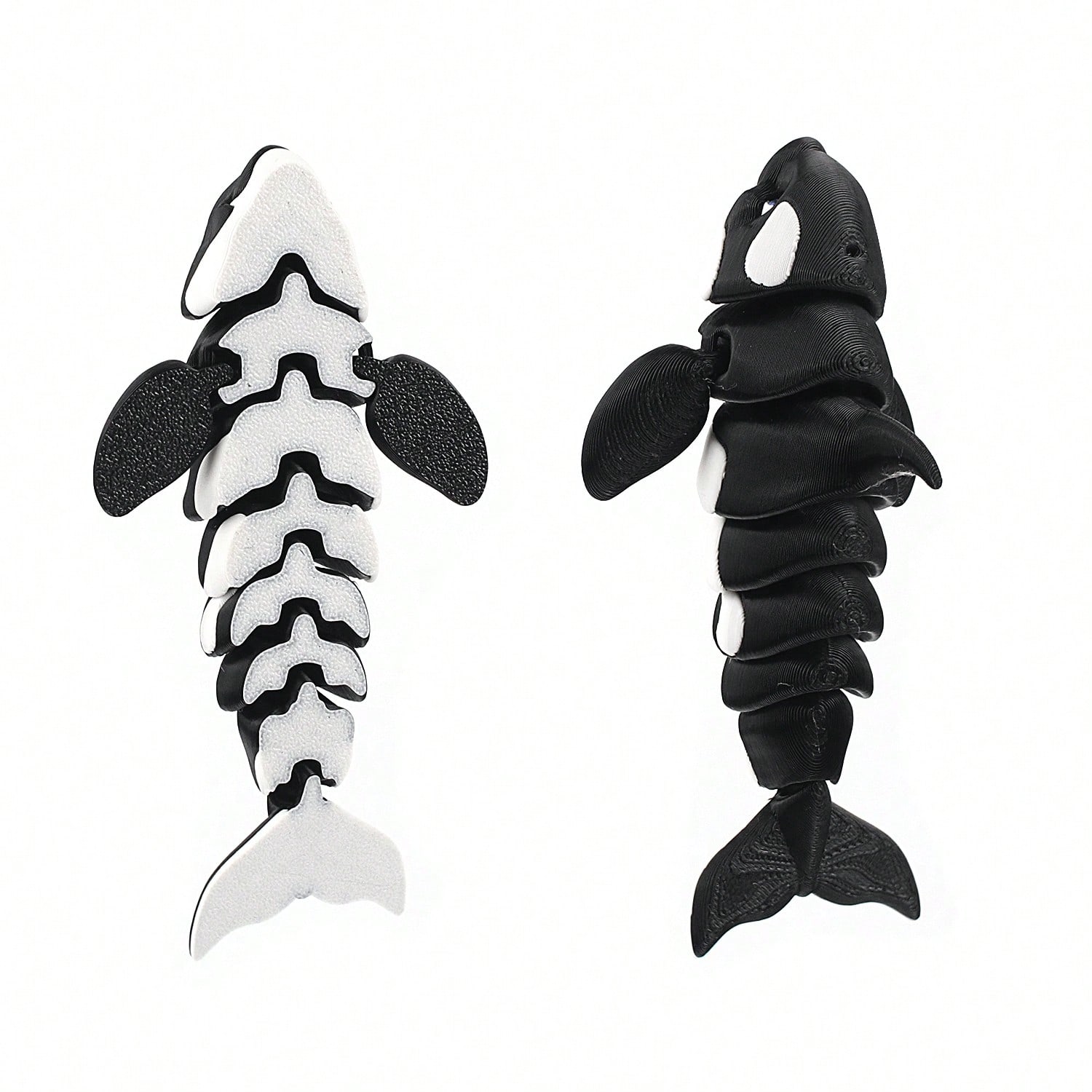 3D Printed Multi-Color Shark, Hinged Hanging Decor, Creative Cute Gift ...