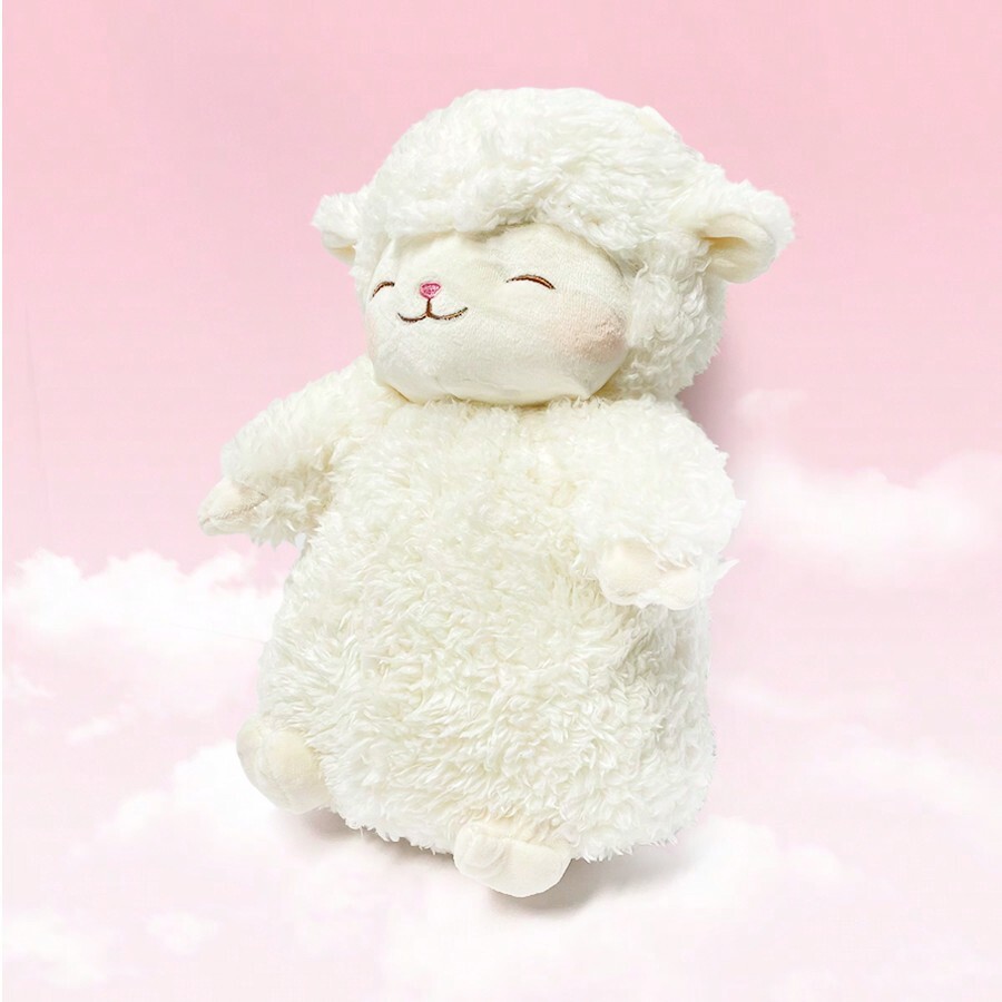Miniso MINISO Soft White Lamb Plush Doll - Cozy And Huggable Stuffed Animal - Ideal For Ladies ...