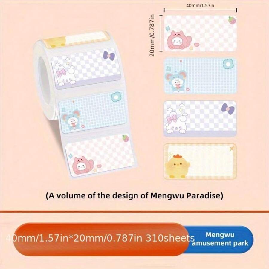 Marklife Colorful Portable Multipurpose 2-Inch Thermal Label Paper ...