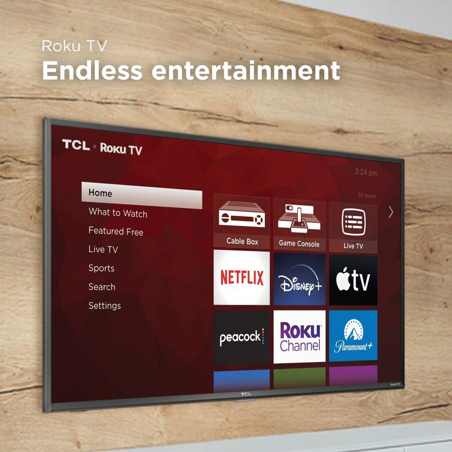 TCL 32" Class S3 (32S357) Full HD 1080p LED Smart TV With Roku TV ...