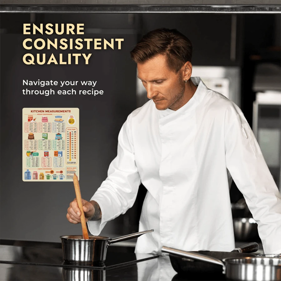 1pc Kitchen Refrigerator Magnet Cooking Food Measurement Conversion ...