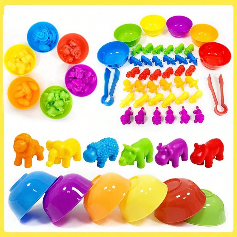 Montessori Early Learning Color Identification Classification Toys ...