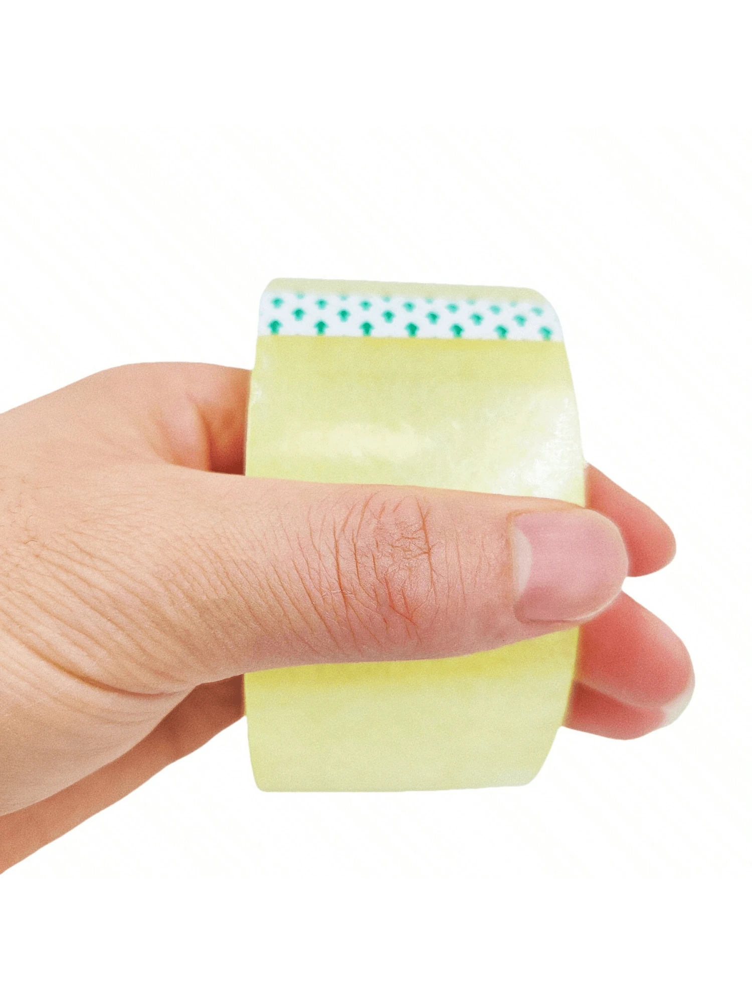 1 rollo de cinta de embalaje amarilla, de 1.89 pulgadas*65 yardas (4.8 cm*60 m), cinta de envío ...