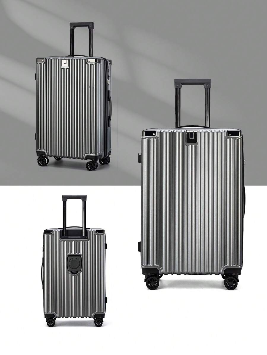 22x14x9 Carry On Luggage Hardside PC Aluminum Framed Travel Suitcase ...