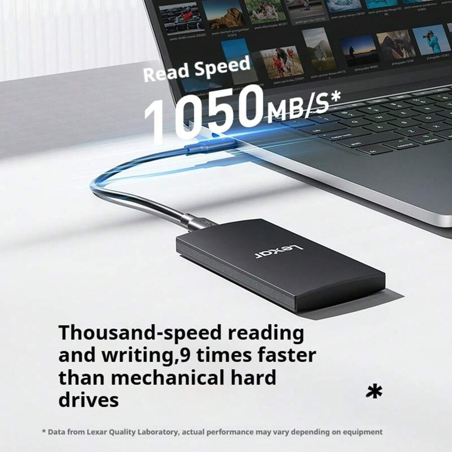 Lexar Mobile SSD SL300 Type-C USB3.2 Portable Solid State Disk 2TB 1TB ...