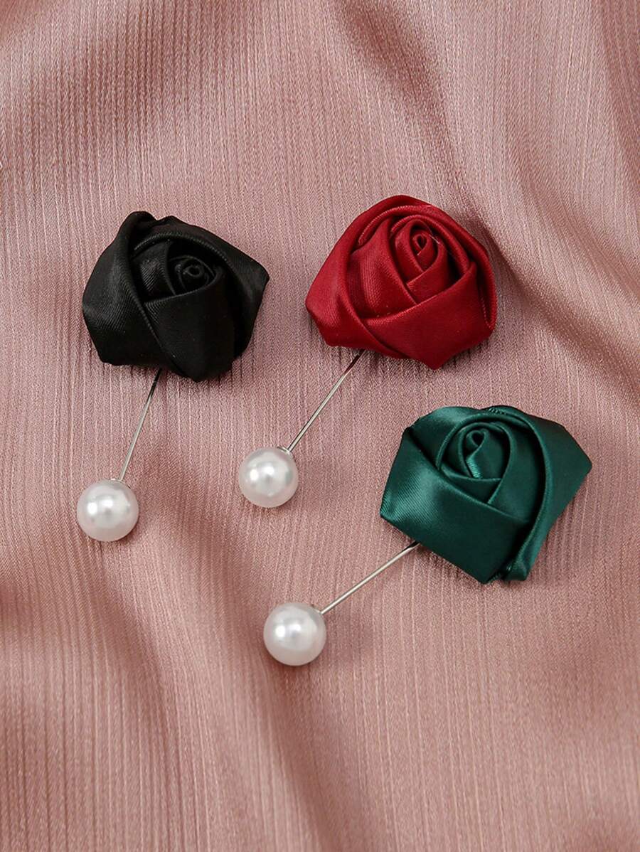 Elegant Camellia Fabric Brooch, Fashion Lapel Pin For Women To Secure ...