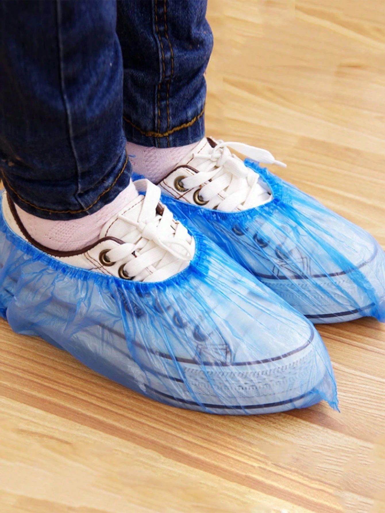 100 Pieces Of Disposable Boots And Shoe Covers, Indoor Non-Slip And ...
