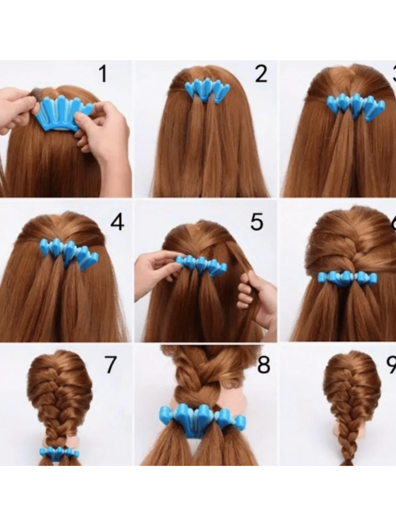 One Piece Unisex Hair Braiding Tool Set - Versatile Five Finger DIY ...