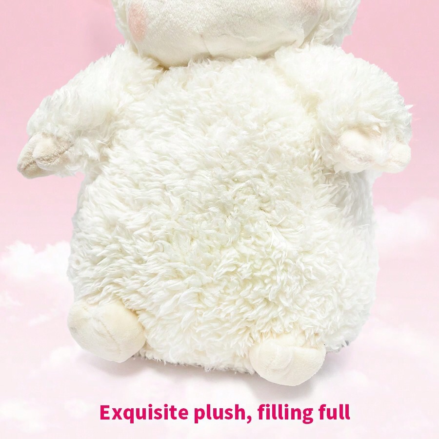 Soft White Lamb Plush Toy - Cozy And Huggable Stuffed Animal - Ideal For Ladies' Collection(1 PC ...