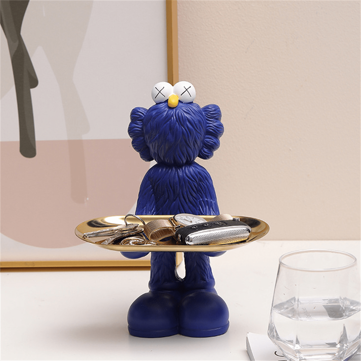 KAWS 1pc KAWS Creative Cartoon Entrance Porch Key Jewelry Storage Box ...