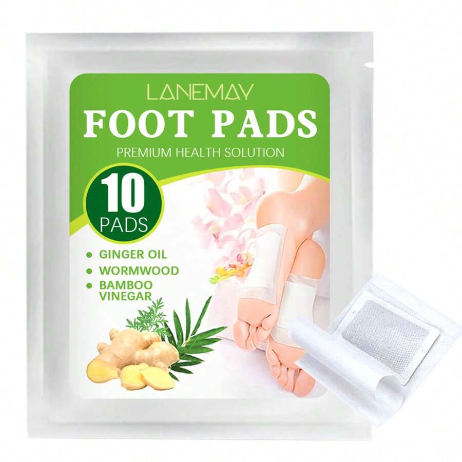 Foot Pads, Ginger Oil Bamboo Charcoal Foot Pads, Foot Care Patch ...