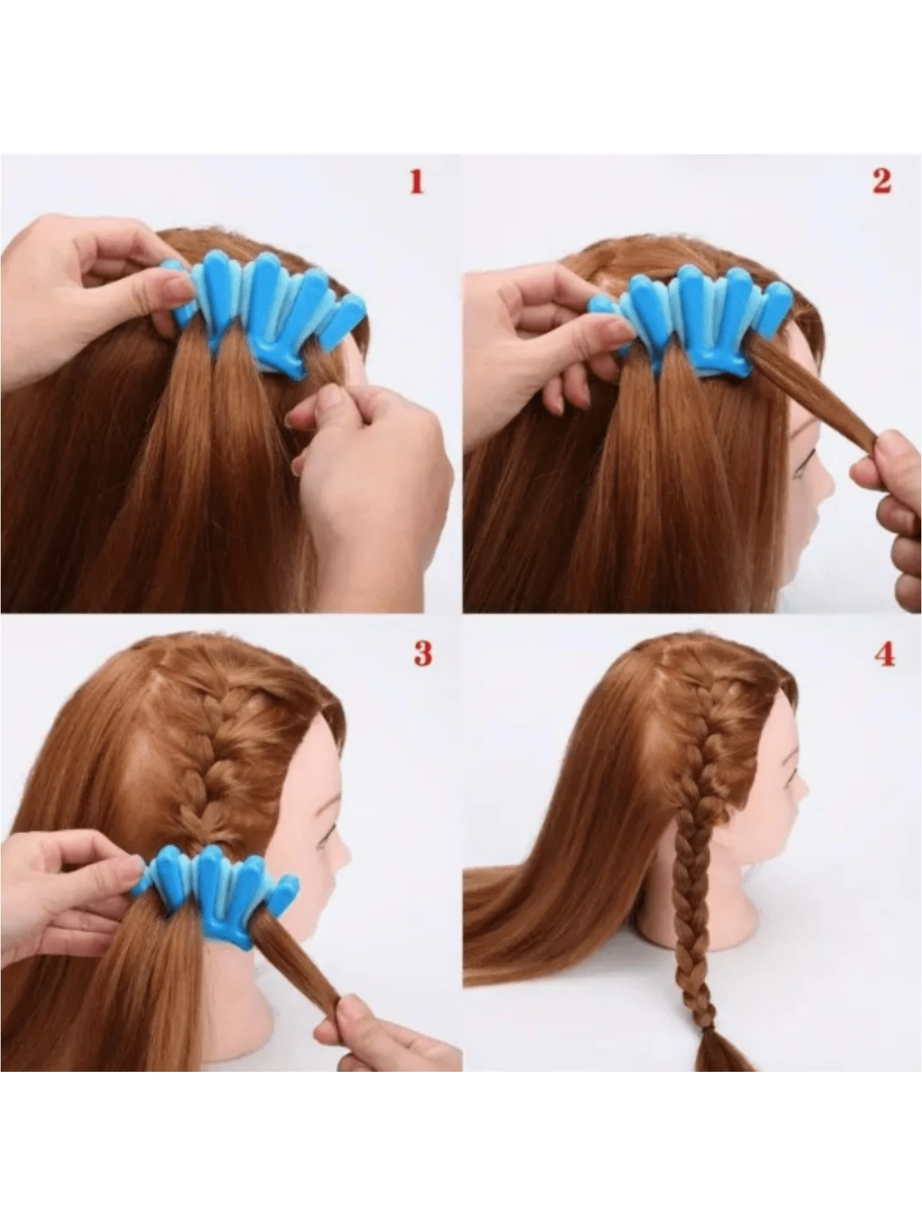 One Piece Unisex Hair Braiding Tool Set - Versatile Five Finger DIY ...