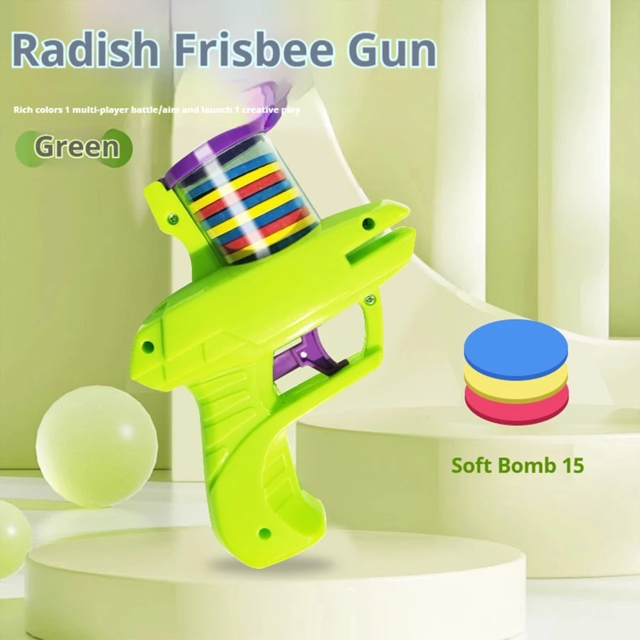 New Year Gifts For 2025, 60-Piece Refill Bags, Radish Flying Disc Guns ...