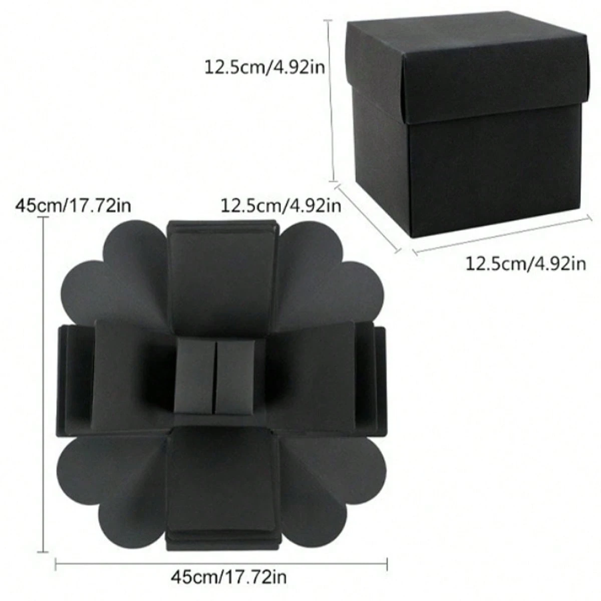 Caja sorpresa de explosión autofotográfica, libro desplegable de pareja ...