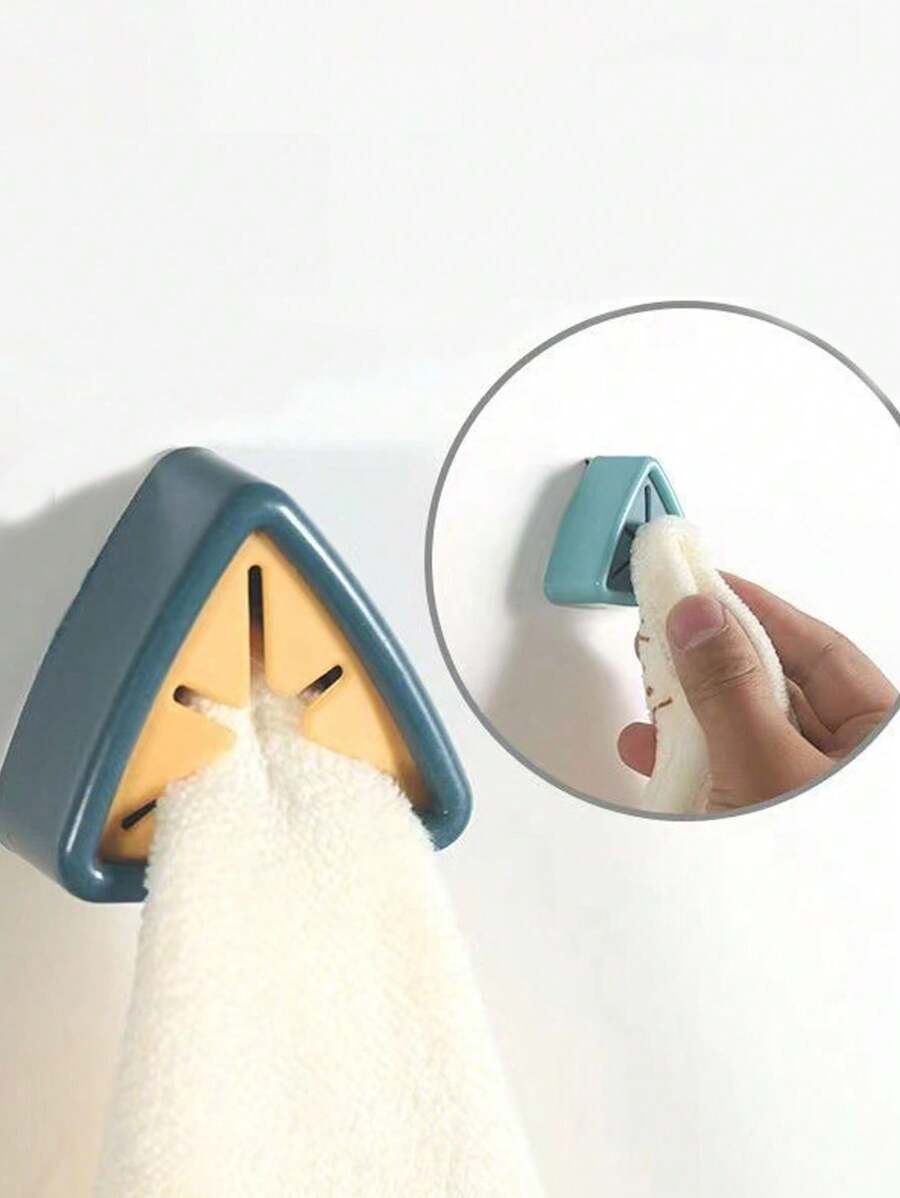 4pcs Kitchen Wipe Holder Clip Cloth Towel Rack Shelf, No Drill Hook ...