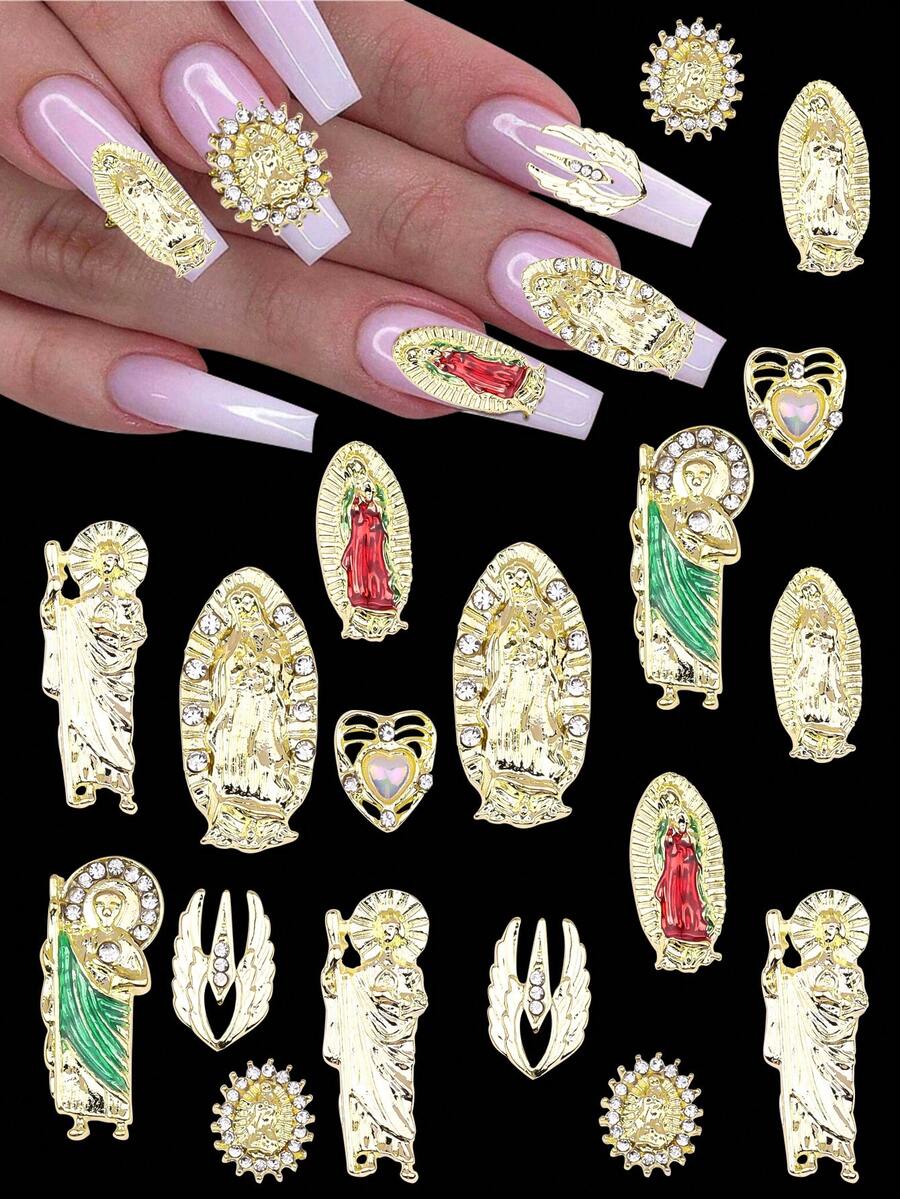 10pcs Santa Maria Design Mixed Style Set Alloy Accessories Decorative ...