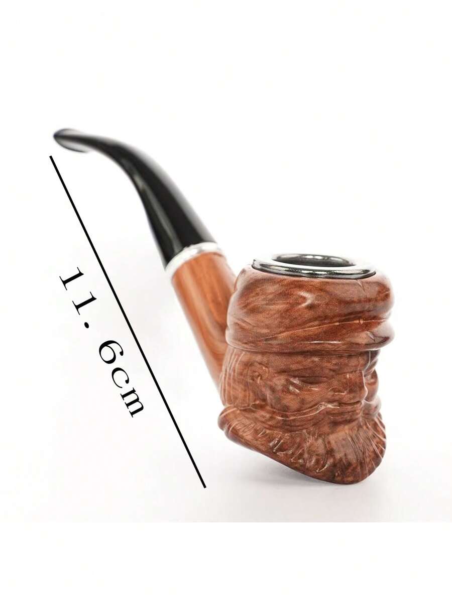 1pc KENAN Carved Resin Lion Head Pipe Bakelite Men's Detachable Special ...