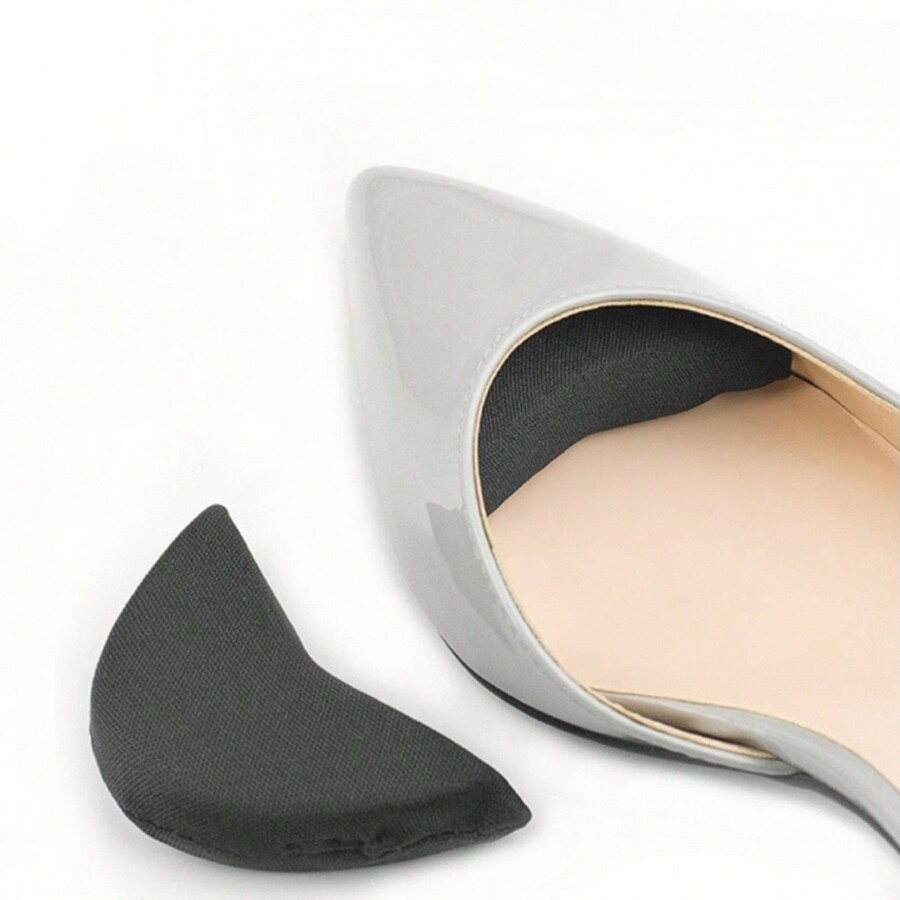 1 Pair Black Foam Toe Plugs, Shoe Protector Inserts To Convert Smaller ...