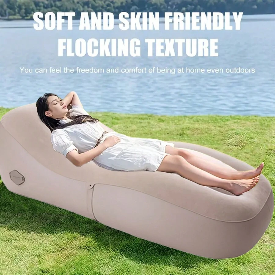 Inflatable Camping Sofa Bed, 2 Person Capacity, PVC Material (Pump Not ...