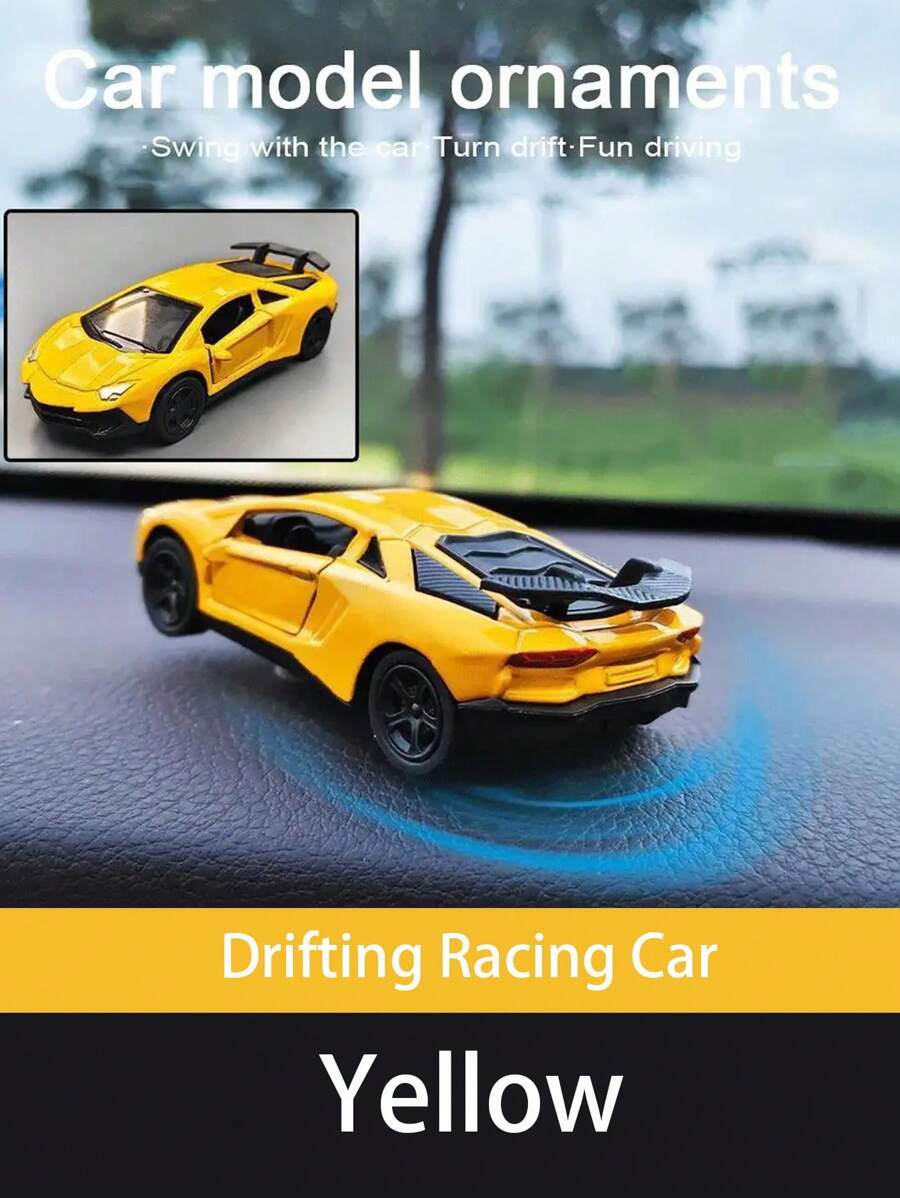 8 Pcs Drift Model Car Set With Oscillating Car Dashboard Decoration ...