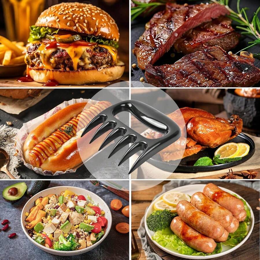 2 Packs Meat Slicer Claws, Bear Claw Meat Slicer Meat Splitter Pulled ...