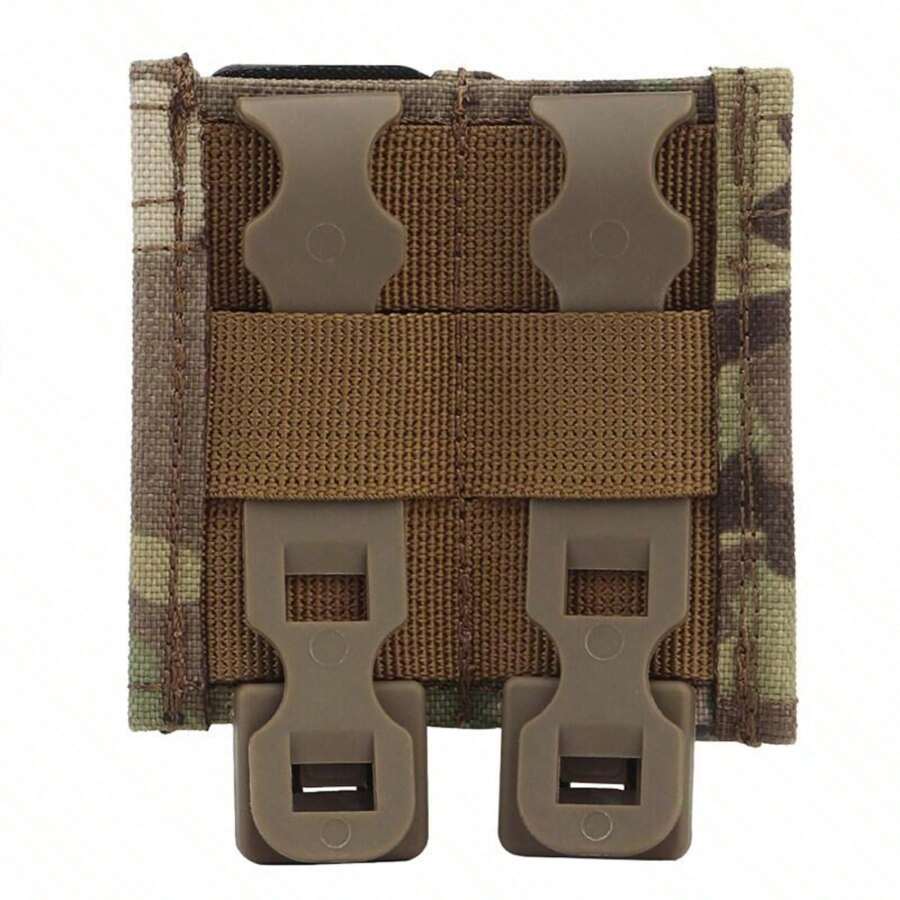 IDOGEAR Tactical Double Mag Pouch For 9MM MOLLE Mag Holder With Hard ...