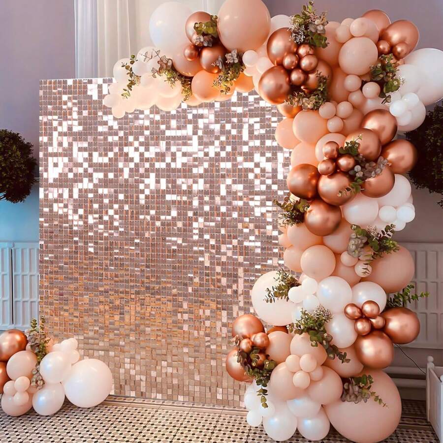 2pcs Square Sequin Shimmer Backdrop Panel ,Shimmer Wall Backdrop,Photo ...