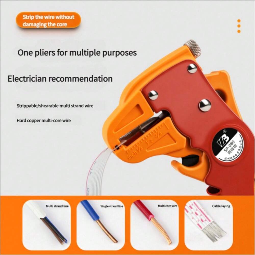 Wire Stripper And Cutter 2-In-1 - Automatic Adjustable Cable Stripping ...