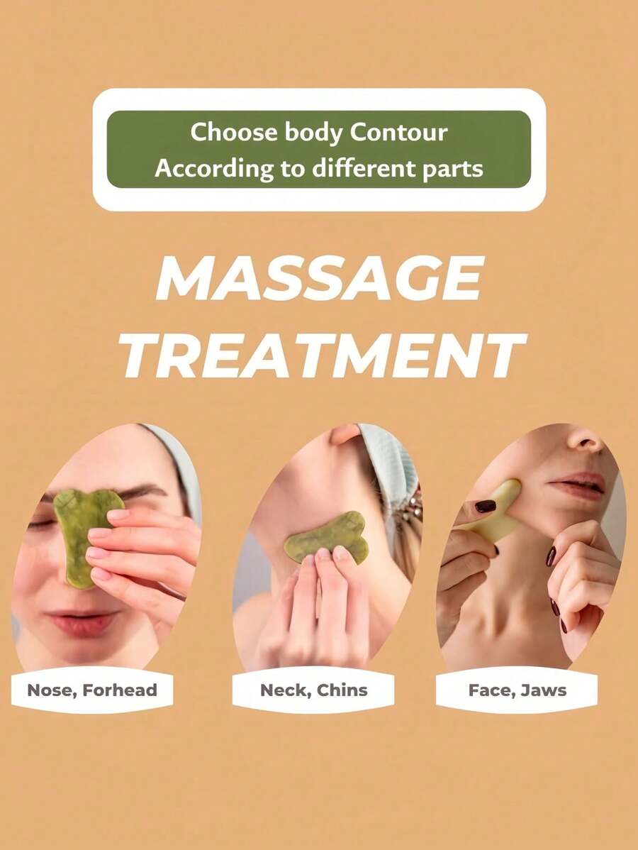 1/3/7/11pcs/Set Jade Roller & Gua Sha Set, Facial Roller Massager With ...