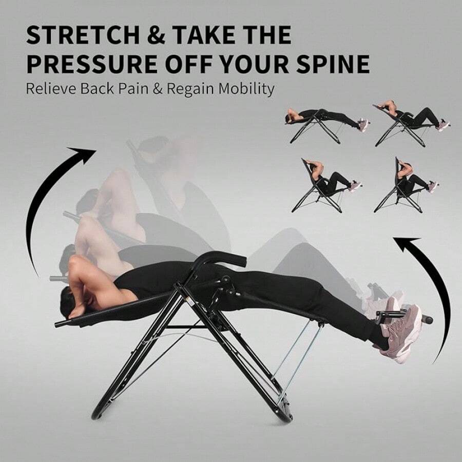 Leikefitness Ab Exercise Chair Core Strengthening Lightweight Foldable ...