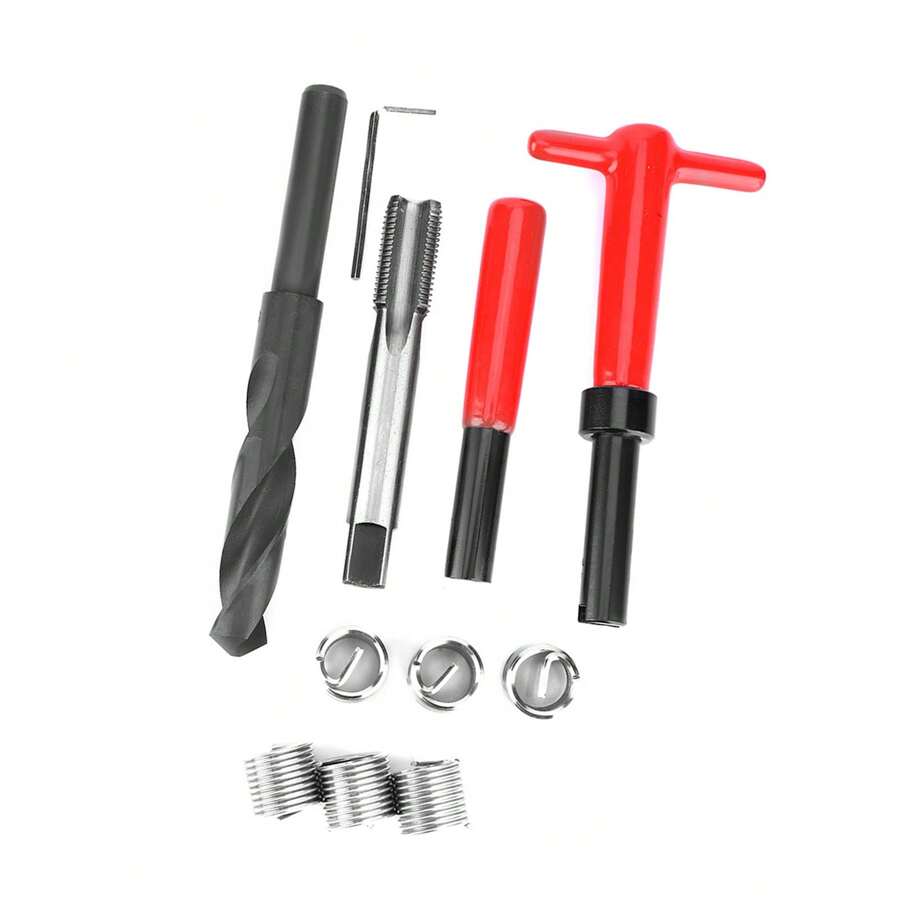 11Pcs Thread Repair Kit Stainless Steel Twisted Drill Wrench Tap Insertion tool M16x1.5 ...