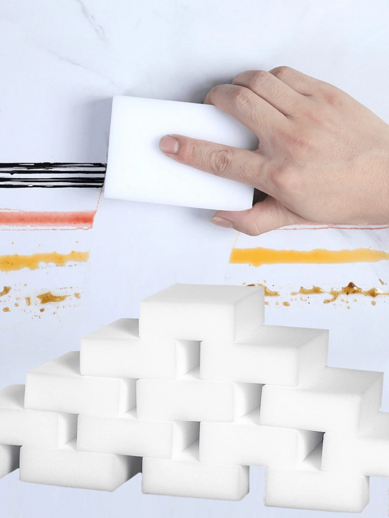 Magic Cleaning Sponge Wiper Multifunctional Advanced (Melamine) Sponge ...