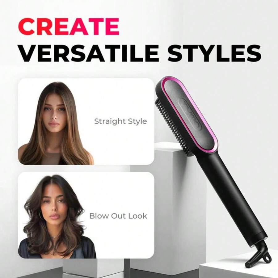 Hair Straightener Comb Styling Tool For Frizz-Free Hair Curler Comfort ...