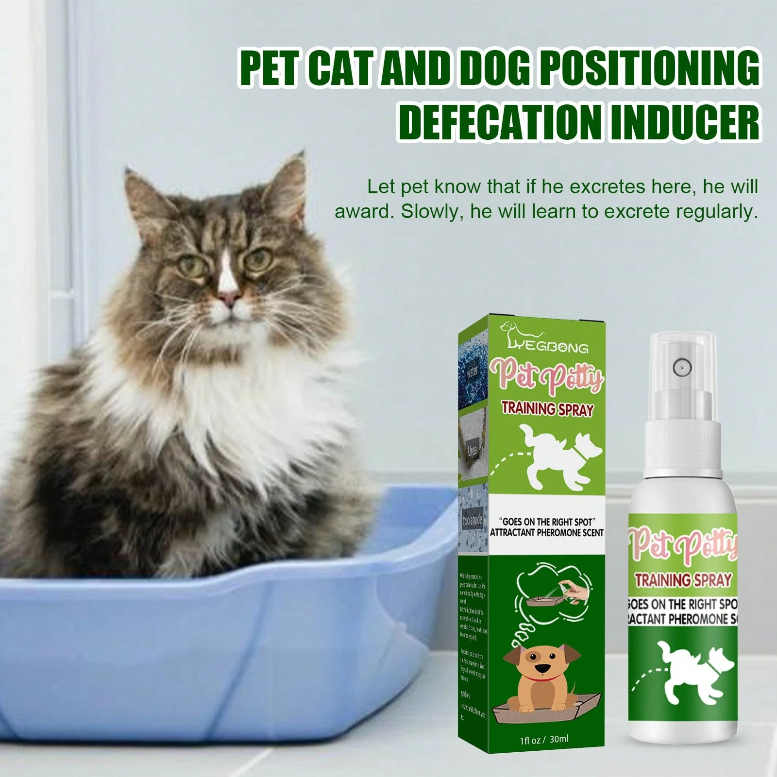 Pet Toilet Training Attractant Spray. This Is A Product Used To Train ...