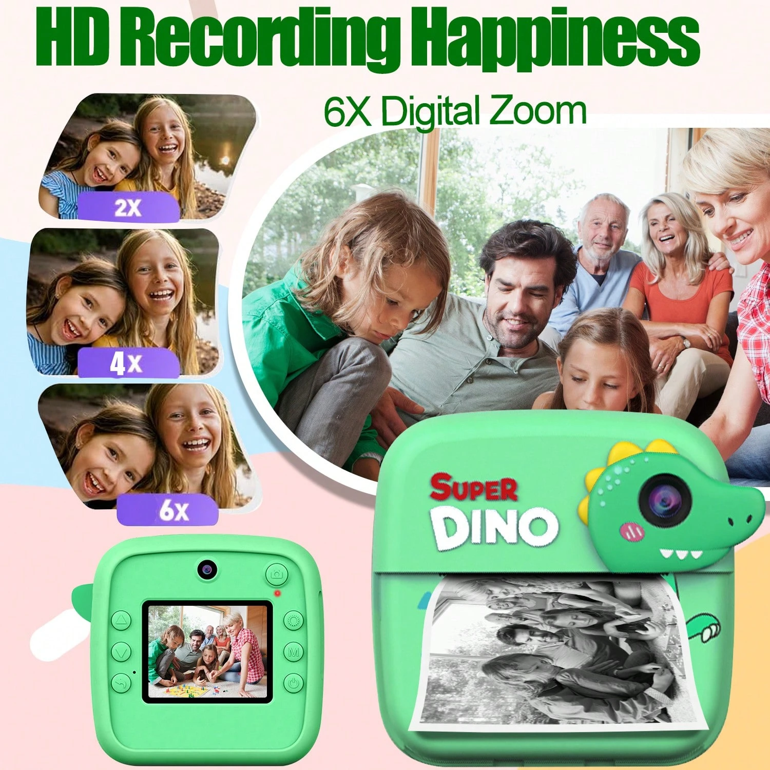 Kids Instant Camera, Kids Instant Camera, Christmas Birthday Gift For 6 ...