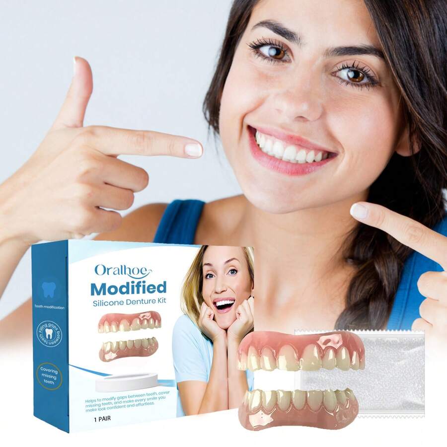 Tooth Veneer Set, Comfortable Material To Improve Smile Aesthetics ...