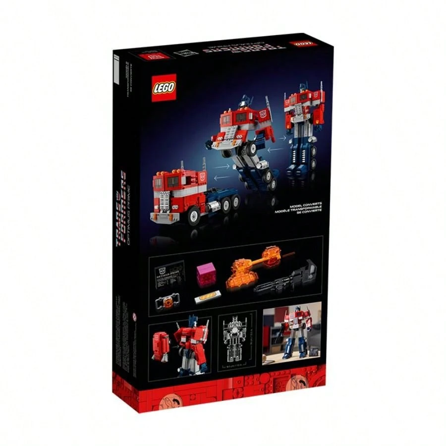 LEGO 10302 Optimus Prime Lego Building Blocks Lego Transformers Optimus ...