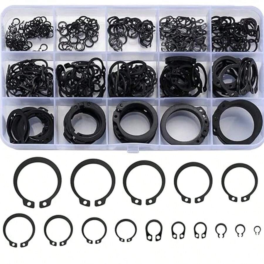 315 Pcs Retaining Rings, Snap Rings Assortment Kit, Circlips Snap ...