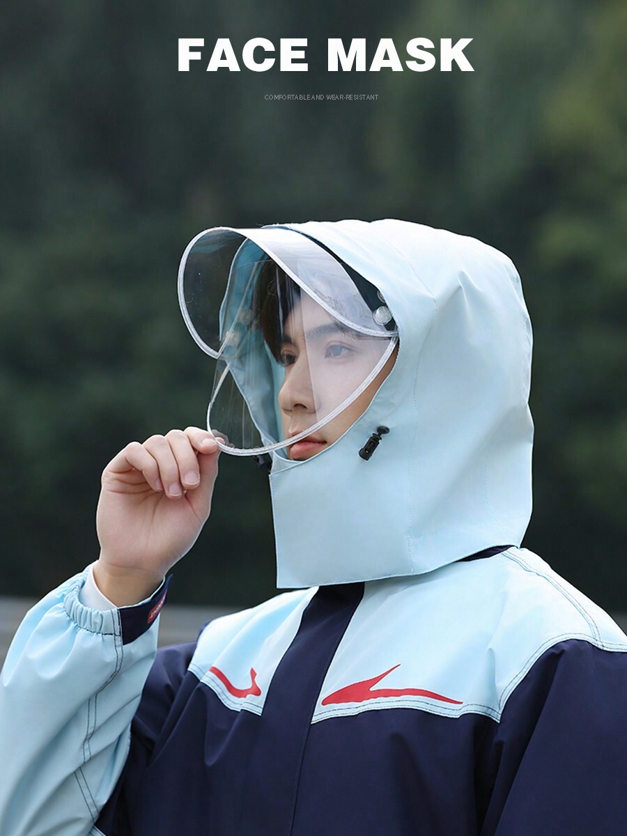 Motorcycle Riding Rain Jacket And Pants Set, Adult Full Body Waterproof ...