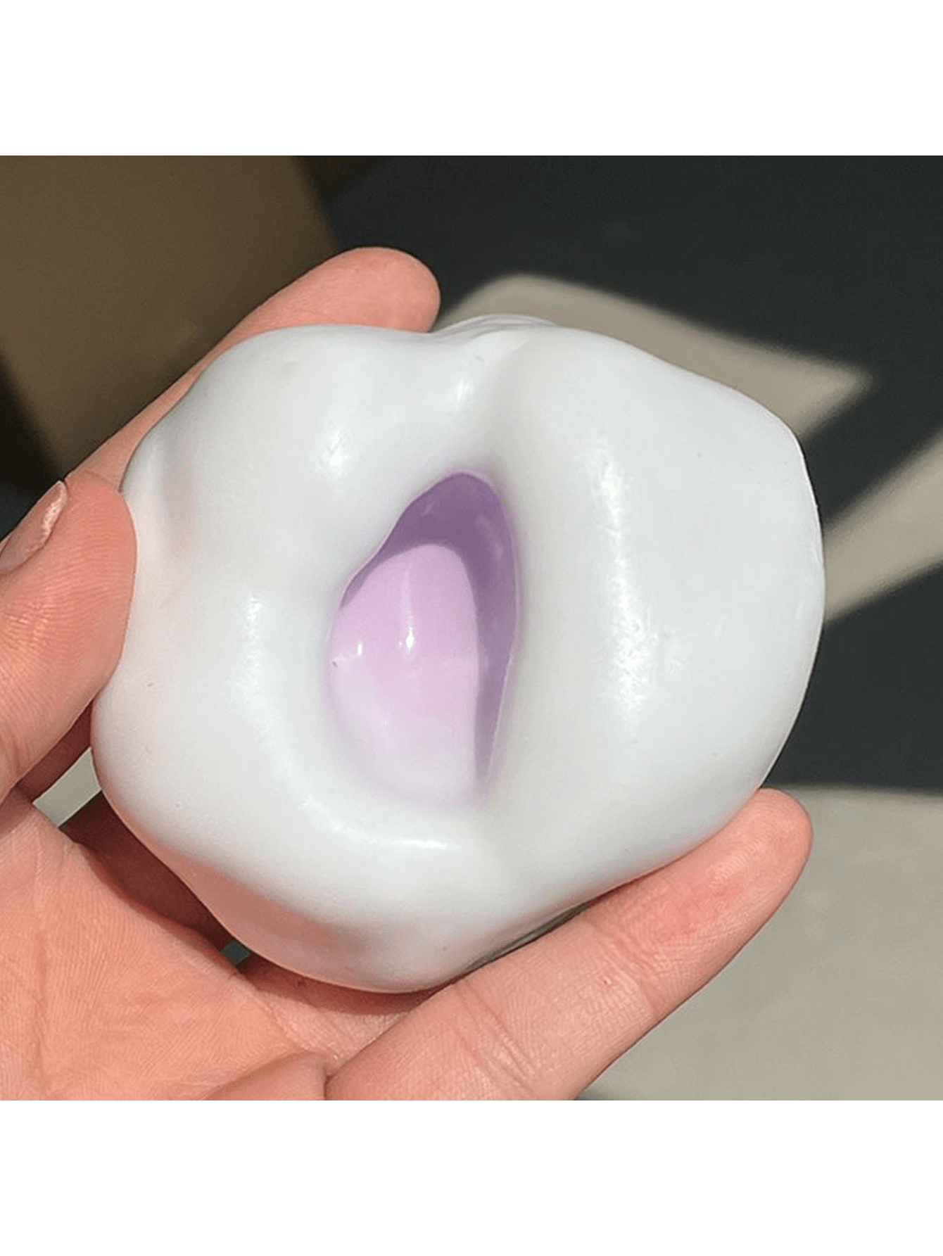 1pc Moldable Mochi Sponge Toy,Slow Rising Stress Relief Squeeze Squish ...